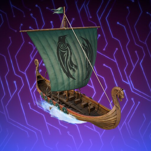 Wolf-Kissed Longboat - Fortnite Glider - Fortnite.GG