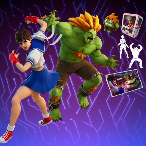 Sakura And Blanka Bundle Fortnite Bundle Fortnite Gg