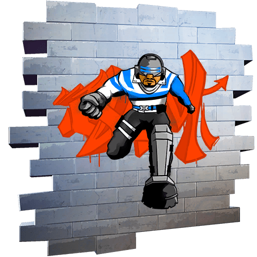 Blue Striker Sprint - Fortnite Spray - Fortnite.GG