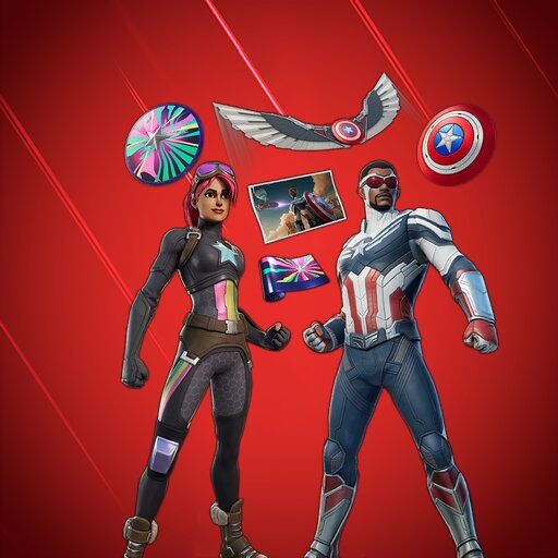 Captain America and the BriteStar Bundle - Fortnite Bundle - Fortnite.GG