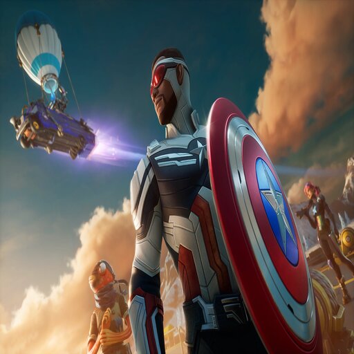 Captain America and the BriteStar - Fortnite Loading Screen - Fortnite.GG