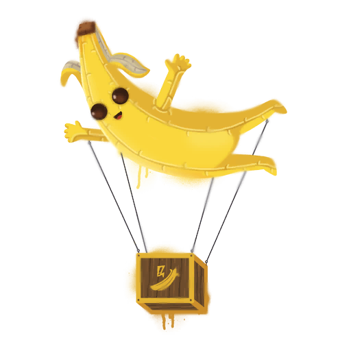 Peely Drop - Fortnite Spray - Fortnite.GG