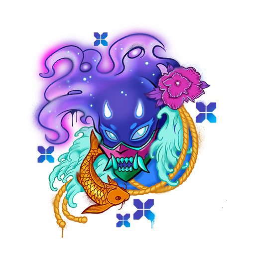 Undersea Oni - Fortnite Spray - Fortnite.GG